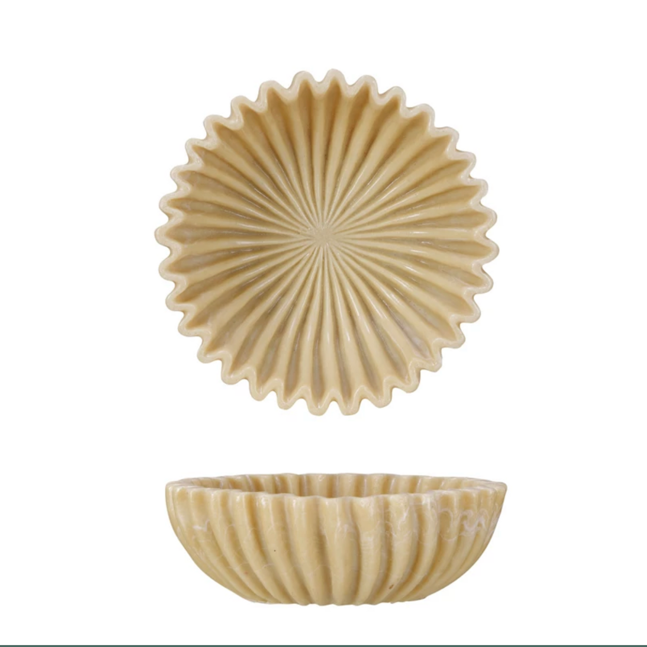 Resin Fluted Bowl – Abode Laguna